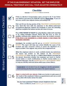 Workers' Compensation Claim Checklist (1) • Missouri United School ...
